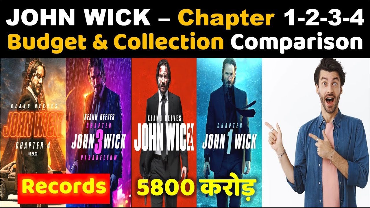 John Wick 4 Collection John Wick 1 2 3 4 Comparison Budget John