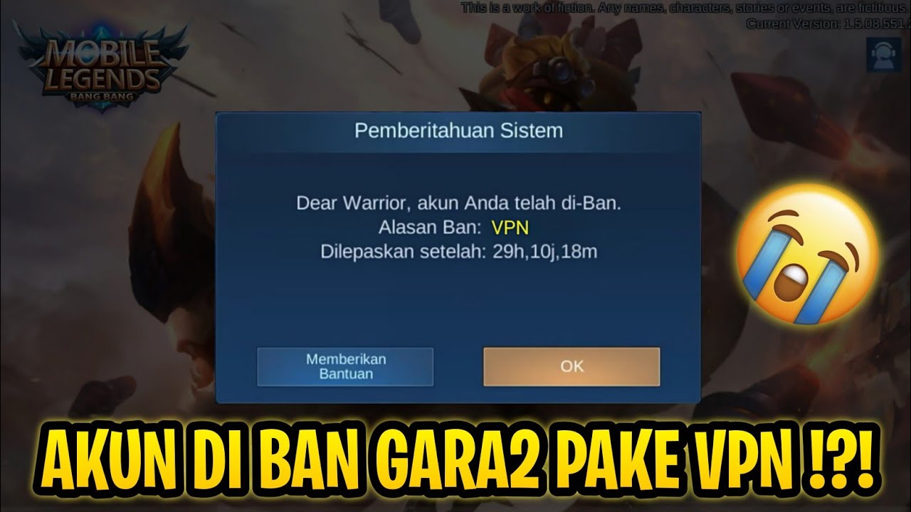 AKUN DI BAN GARA2 PAKE VPN BRAZIL & ARGENTINA !?! - YouTube