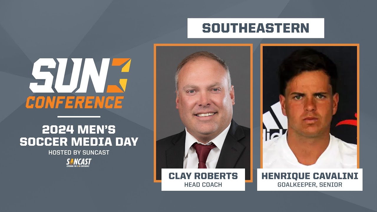 2024 Sun Conference Men's Soccer Media Day - Southeastern - YouTube