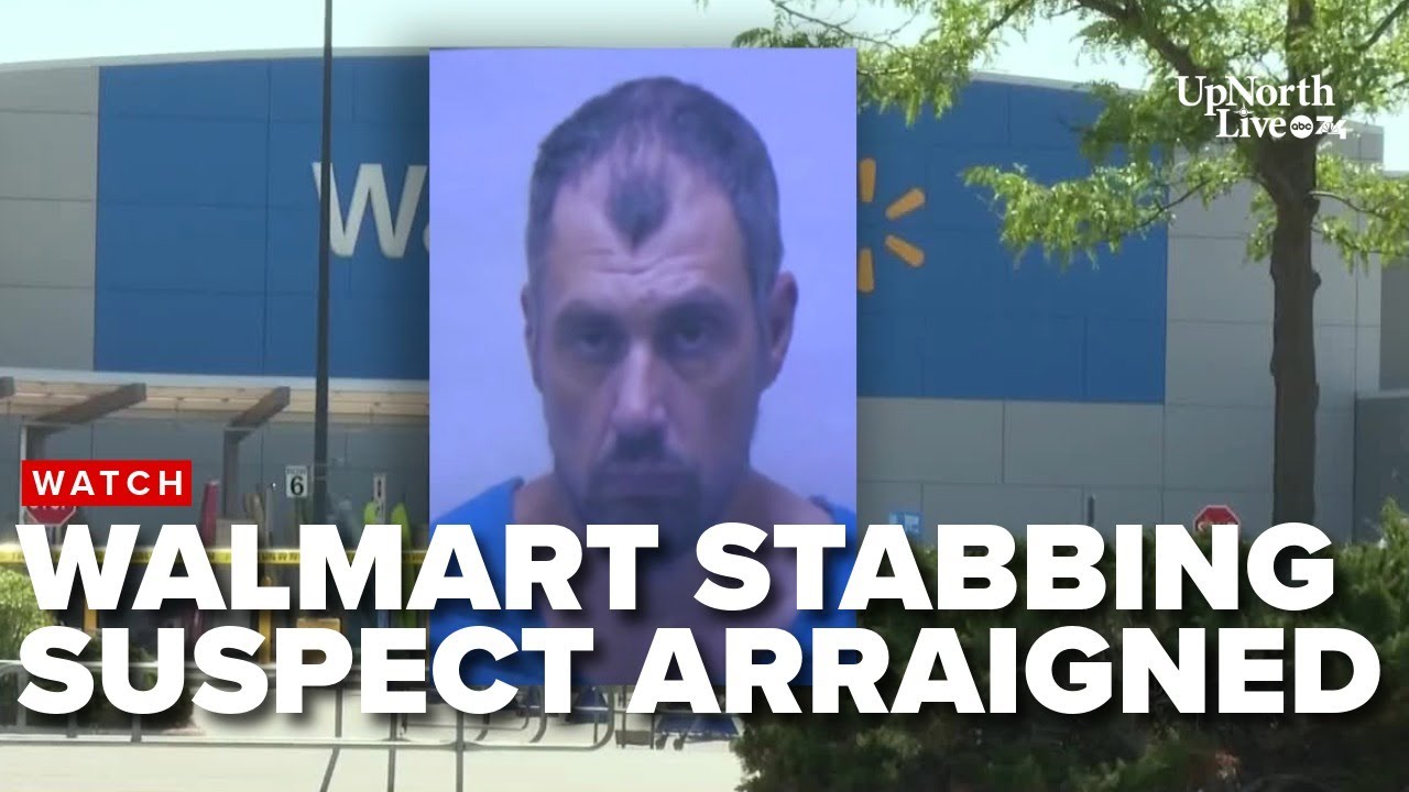 Walmart stabbing suspect arraigned on terrorism and 11 counts of intent ...