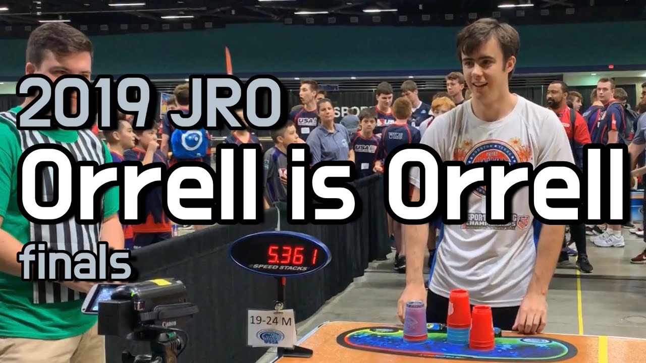 William Orrell's Finals | 2019 AAU Junior Olympic Games Sport Stacking ...