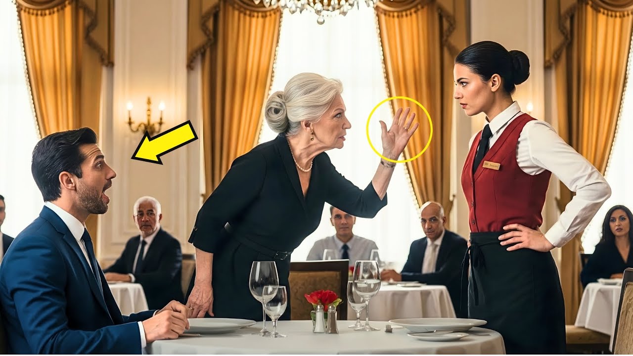 TODOS TEMÍAN A LA MADRE DEL BILLONARIO, HASTA QUE LA CAMARERA PROBÓ QUE ...