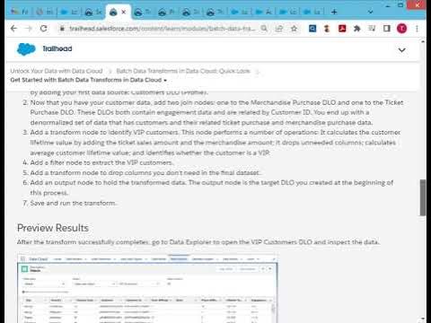 Get Started with Batch Data Transforms in Data Cloud - YouTube
