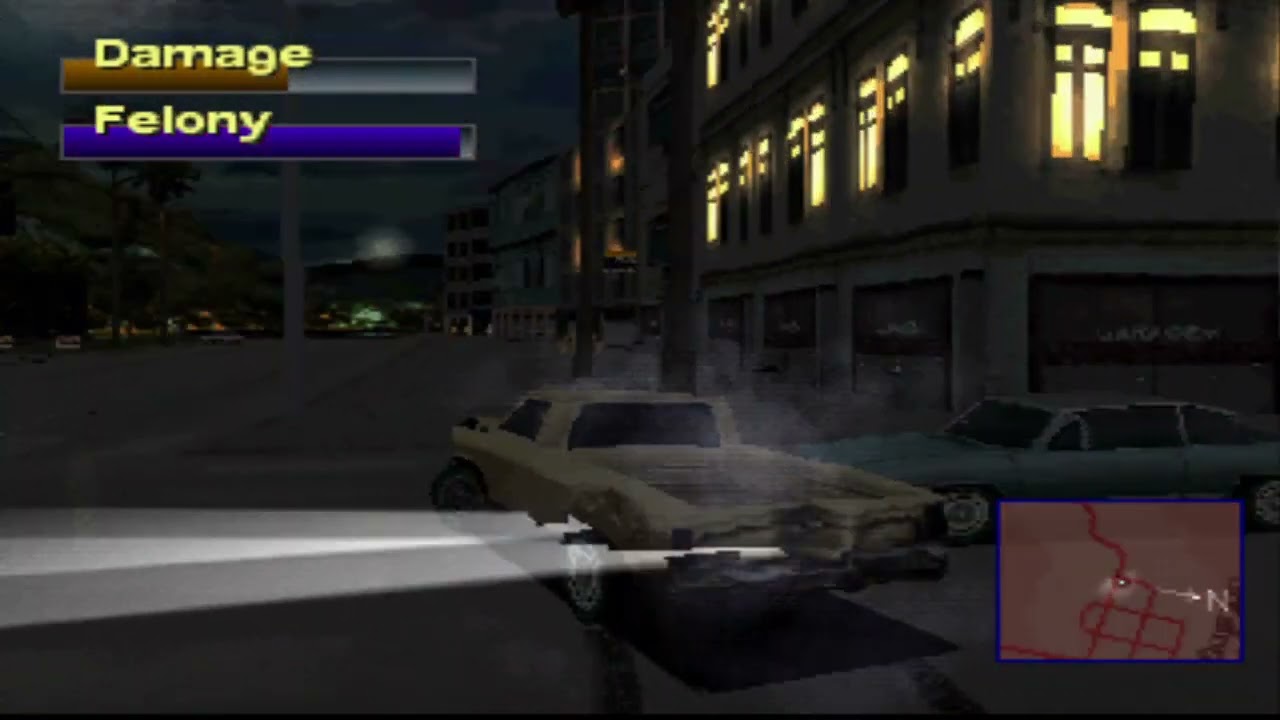 Driver 2 Take A Ride Rio Night PS1 PSX - YouTube