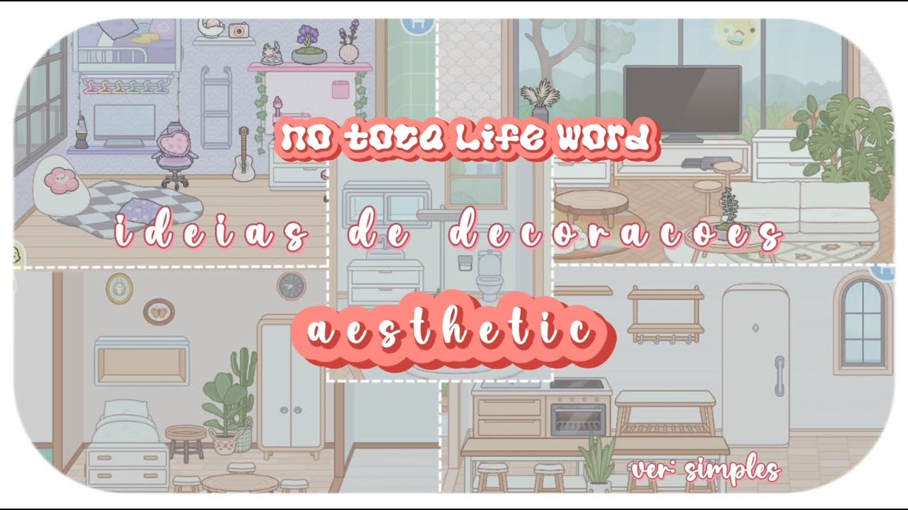 ᴗ⁠•⁠ ⁠)⁠ ⁠*⁠。Ideias de decorações aesthetic PART 2||TOCA LIFE WORLD ...