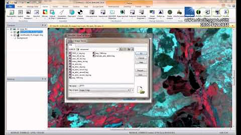ERDAS IMAGINE change detection - YouTube