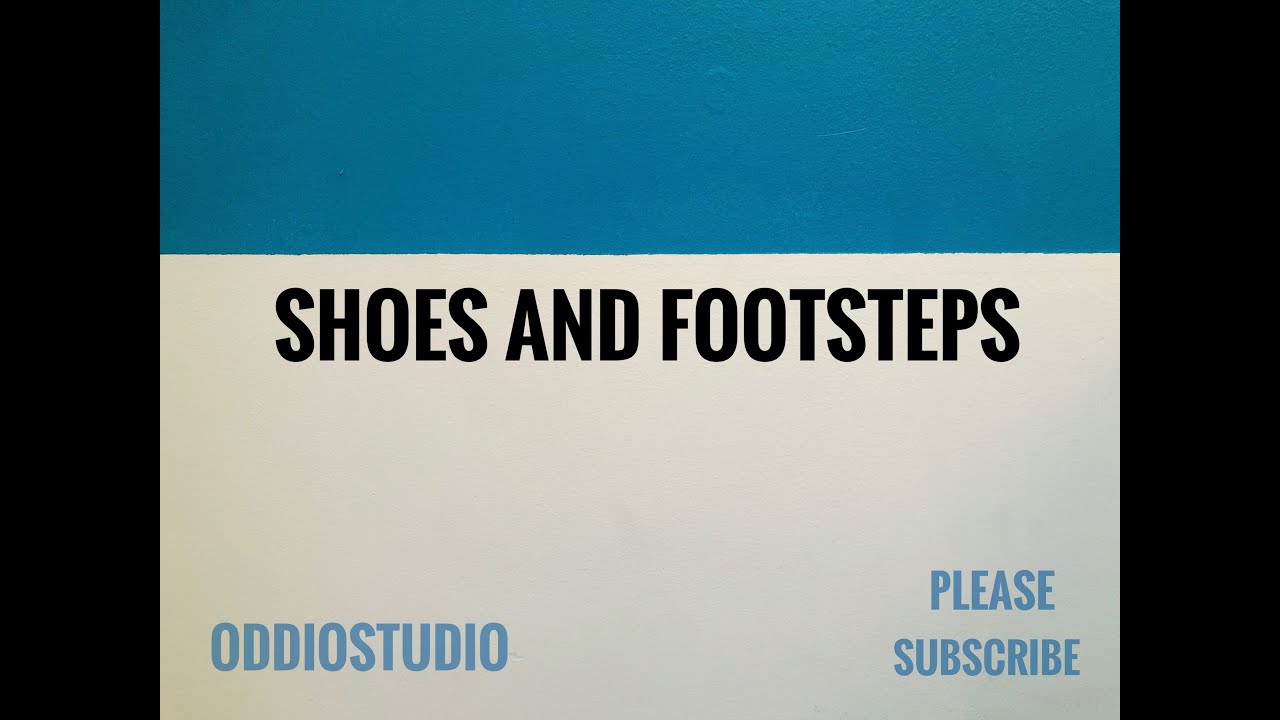 Foley shoes and footsteps! - YouTube