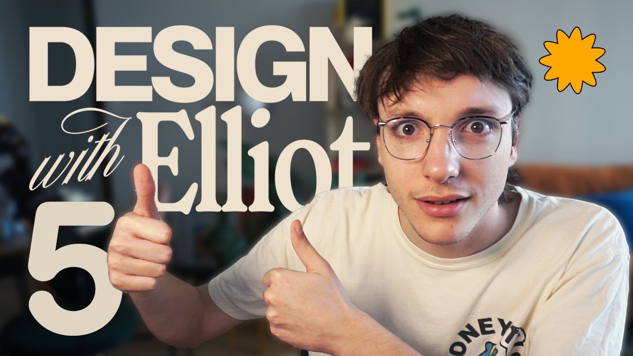 Watch me Design a COOL POSTER! | Design With Elliot #5 - YouTube