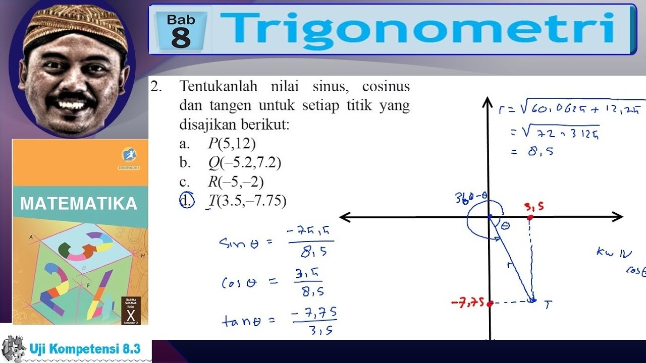 sin cos tan kuadran 1 , trigonometri sma kelas 10 bse matematika k13 uk ...