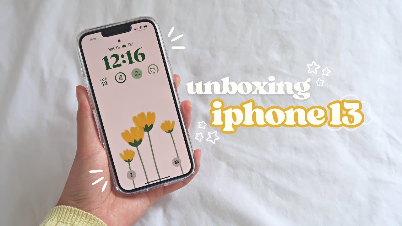 Iphone 13 Unboxing 2023 Pink 128gb Aesthetic Unboxing Accessories