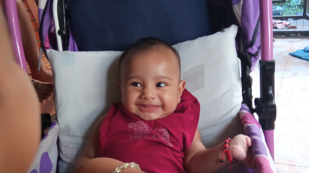 Indian Filipino baby so cute reaction when he heard his cry in his ...