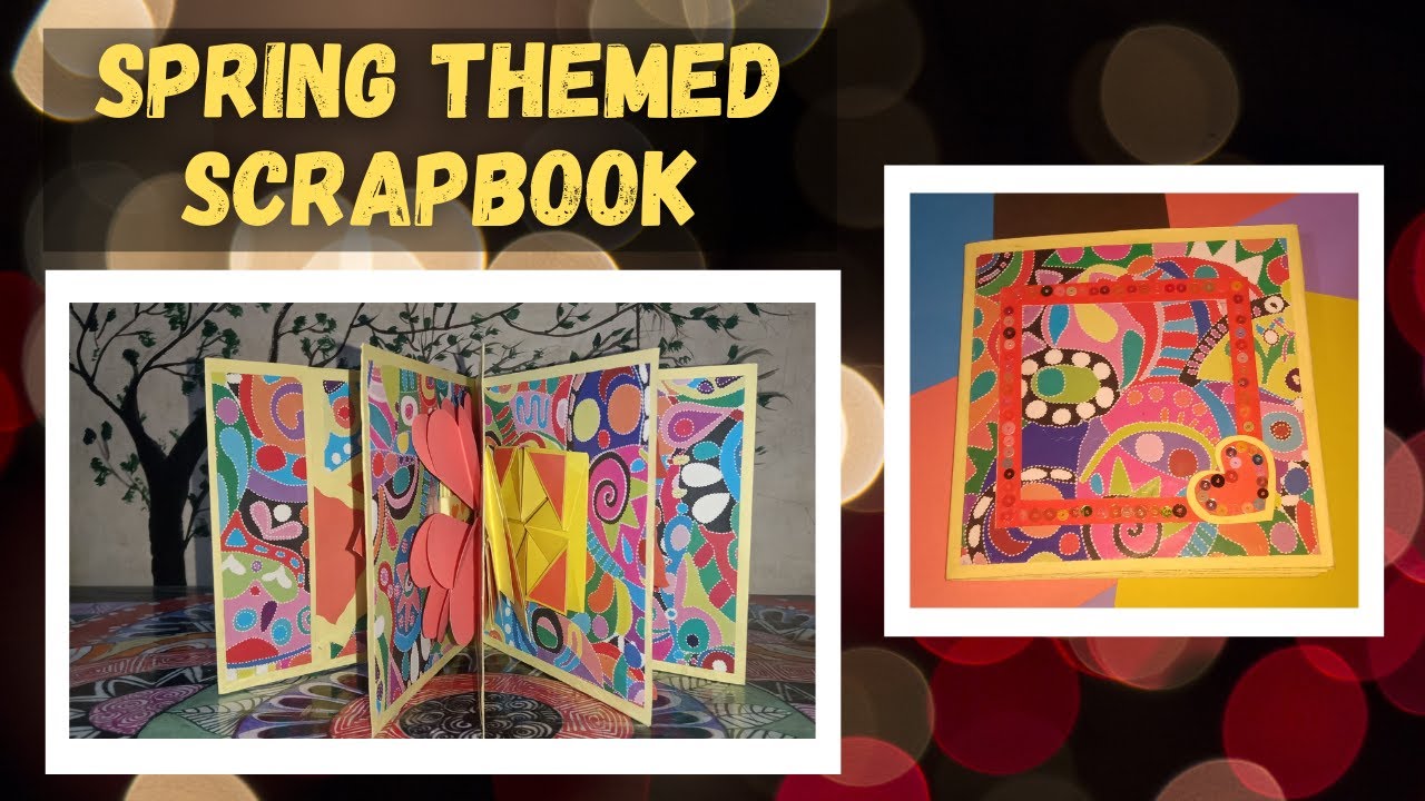 How to make scrapbook | Scrapbook making tutorial | Easy scrapbook ...