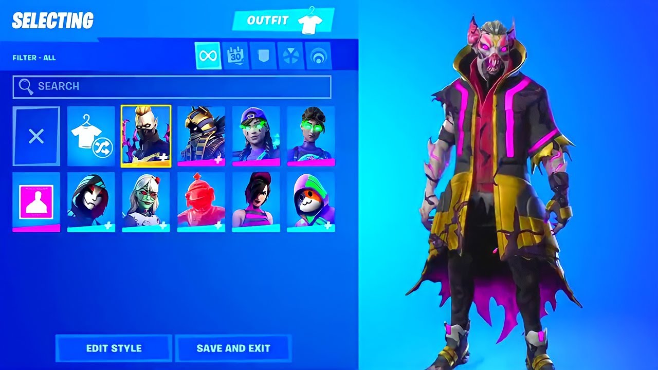 ALL THE LEAKED COSMETICS SHOWCASE IN-GAME! - YouTube