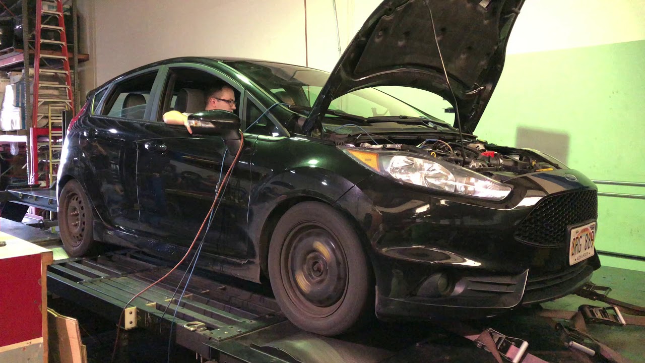 Ford Fiesta ST Stratified Dyno Tune Pull - YouTube