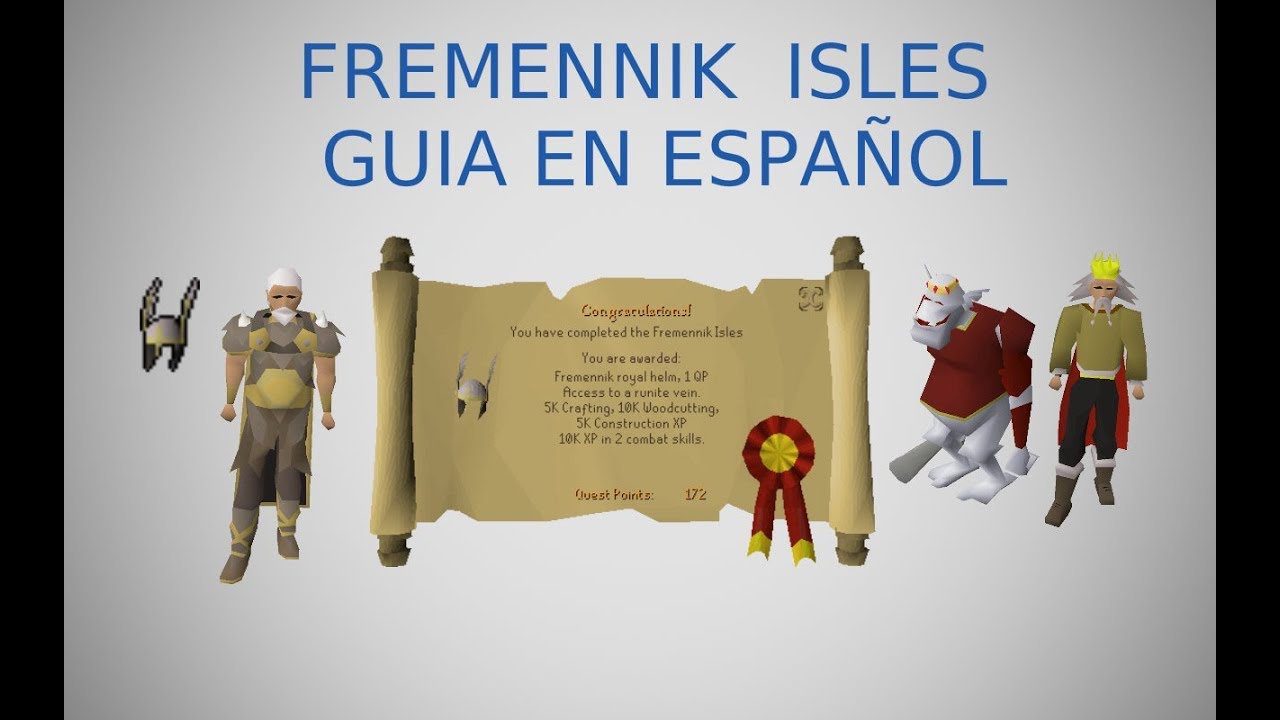 [OSRS] The Fremennik isles quest (Español) - YouTube