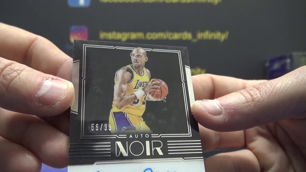 2017/18 Panini NOIR NBA Basketball 4 Box Case 'Serial #s' GB - YouTube