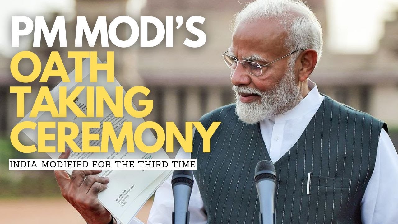 "Main Narendra Damodardas Modi yeh Shapath leta hoon"- Modi's Oath ...