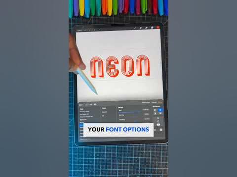 Best Way To Add & Edit Text In Procreate ! 😍 #art #drawing #shorts - YouTube
