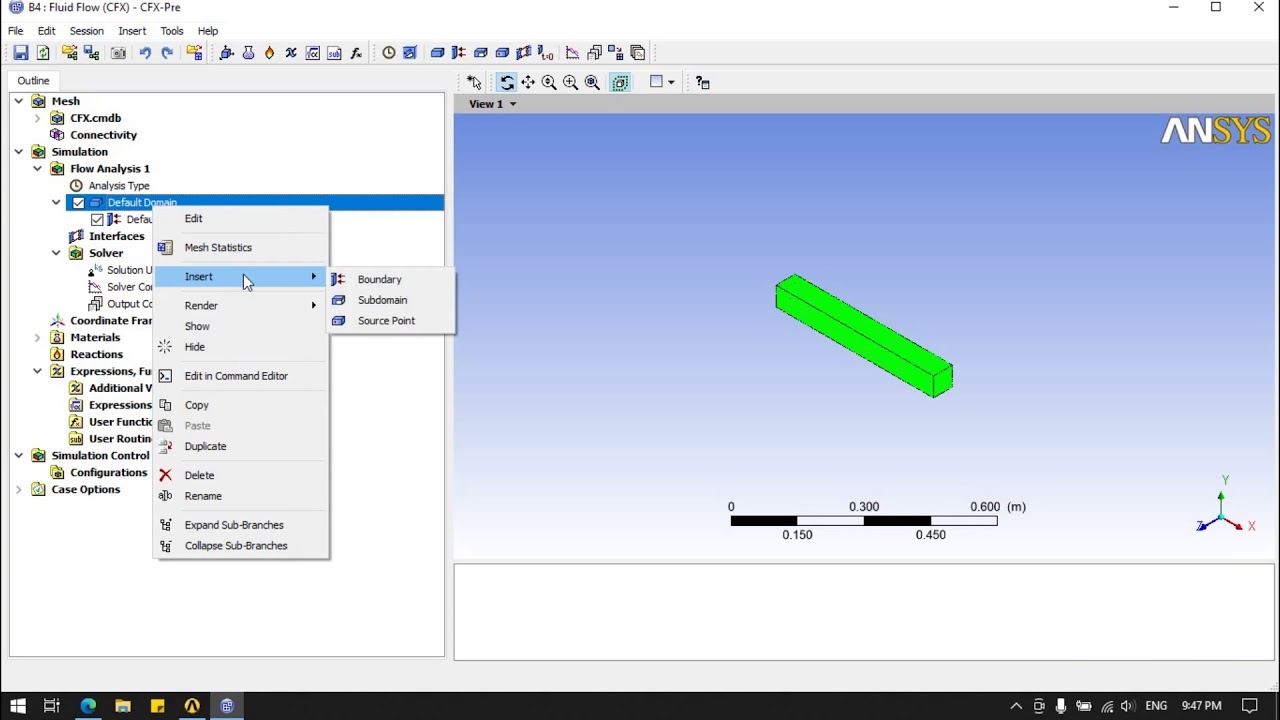 Drag and Lift on Sphere on Ansys CFX - YouTube