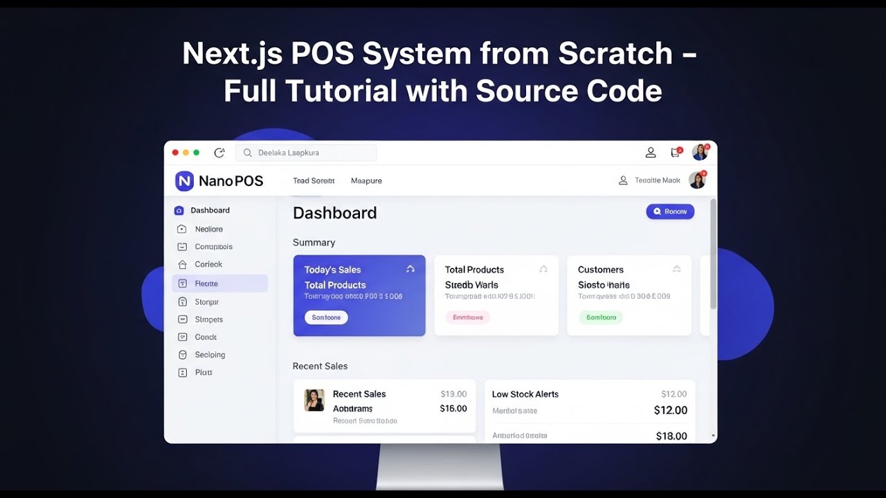 Next.js POS System - Full Tutorial with Source Code - YouTube