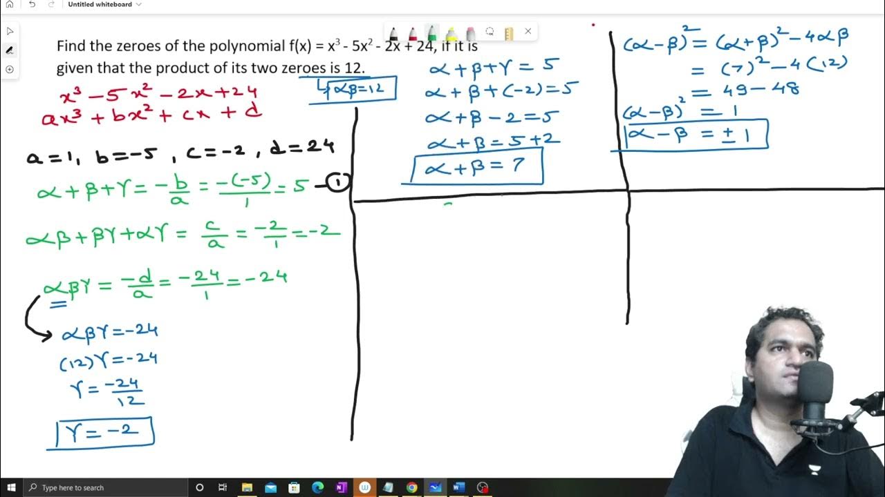 find-the-zeroes-f-x-x3-5x2-2x-24-if-product-of-its-two-zeroes