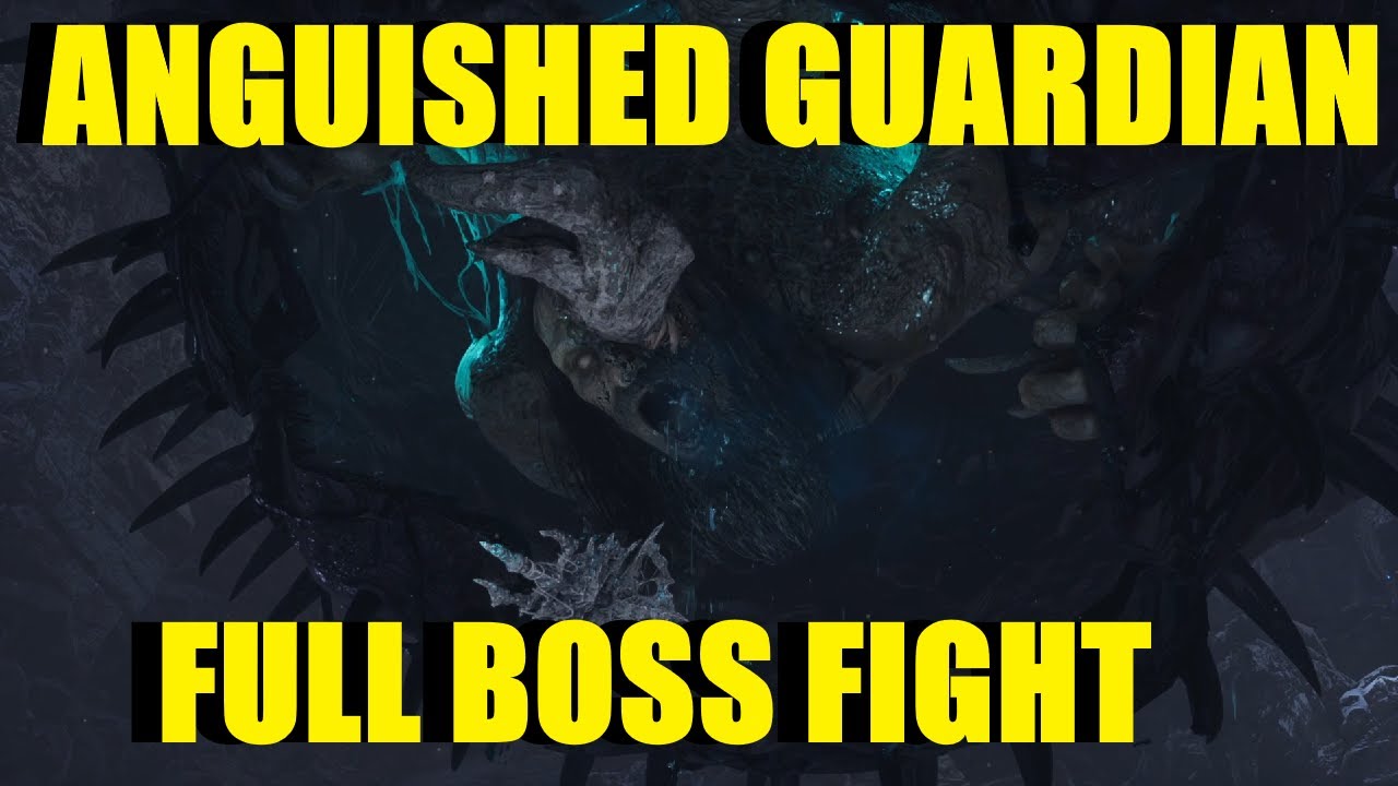 Lies Of P Anguished Guardian Full Boss Fight - YouTube