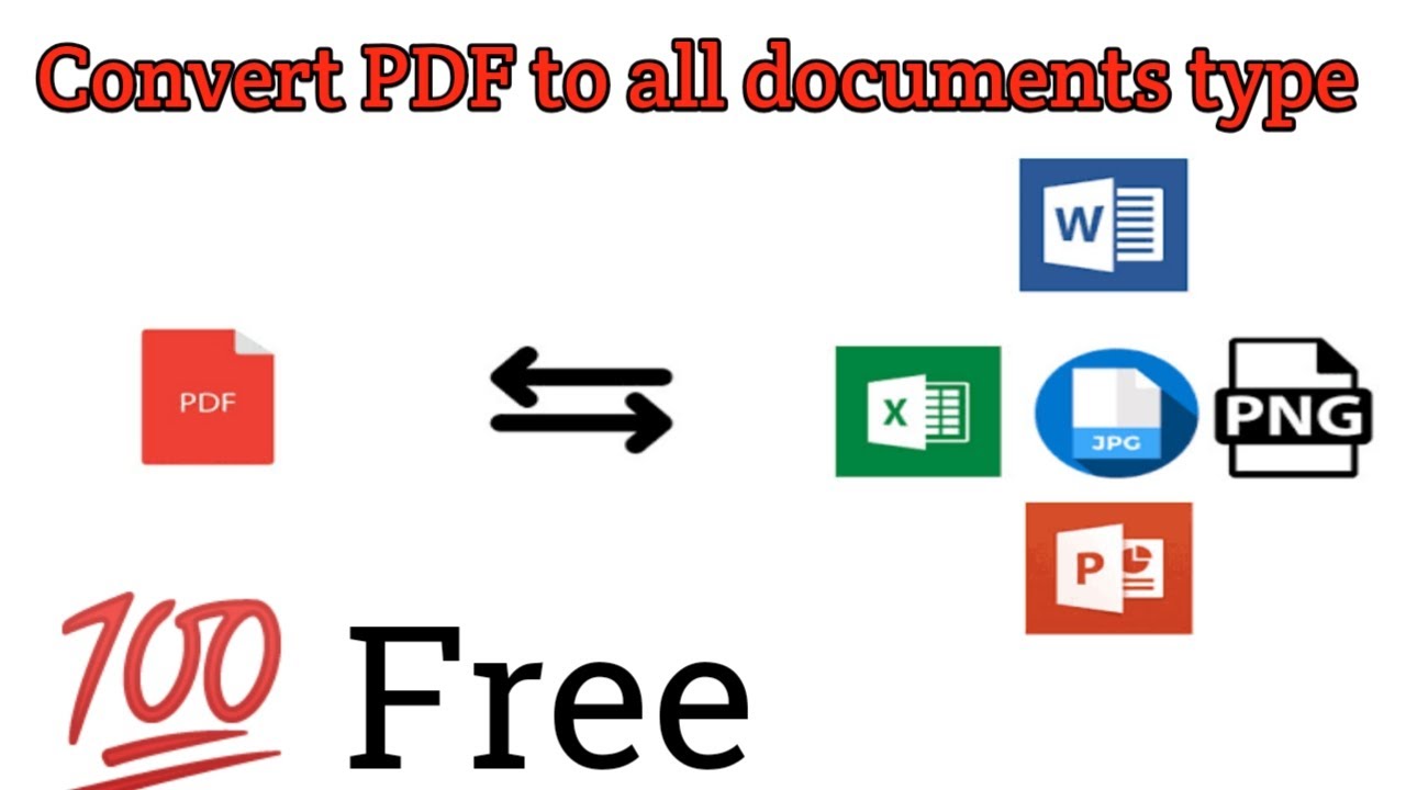 How To Convert PDF To All Documents Type And All Documents Type To Pdf How To Convert PDF To All Documents Type And All Documents Type To Pdf