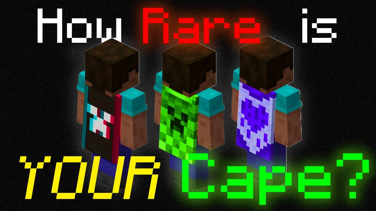 How Rare is Your Minecraft Cape? - YouTube