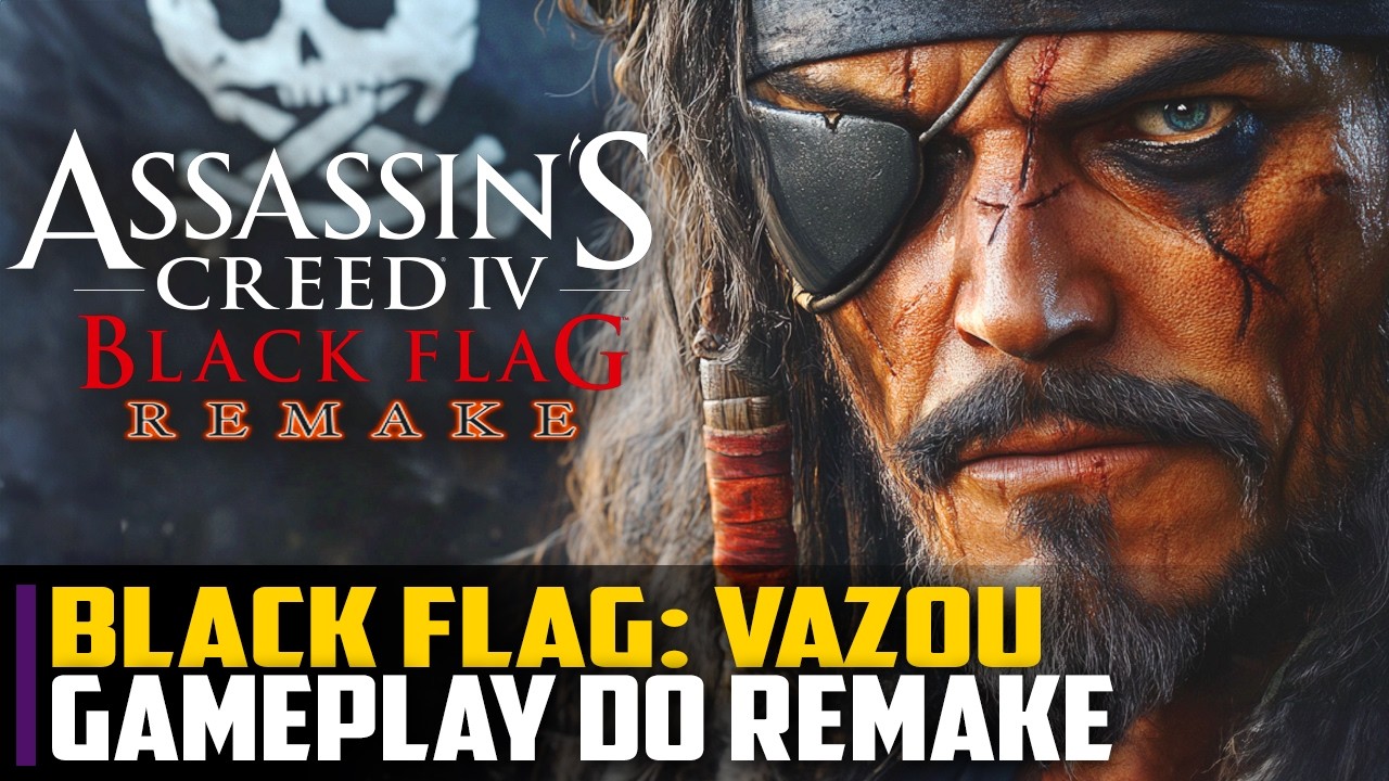 Black Flag VAZOU GAMEPLAY do REMAKE - YouTube