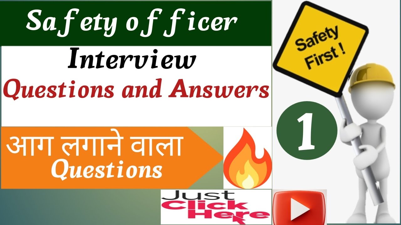 Safety Officer interview questions and answers || Safety questions and ...
