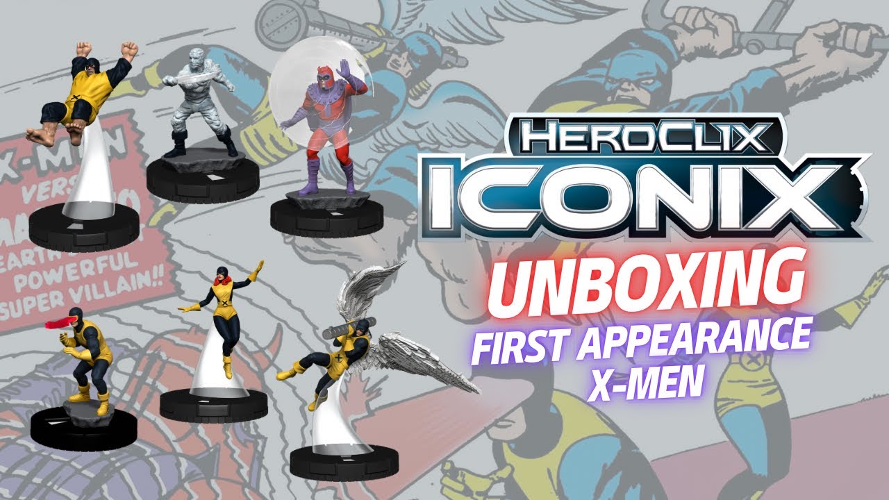 Marvel HeroClix - Unboxing - Iconix: First Appearance X-Men ...