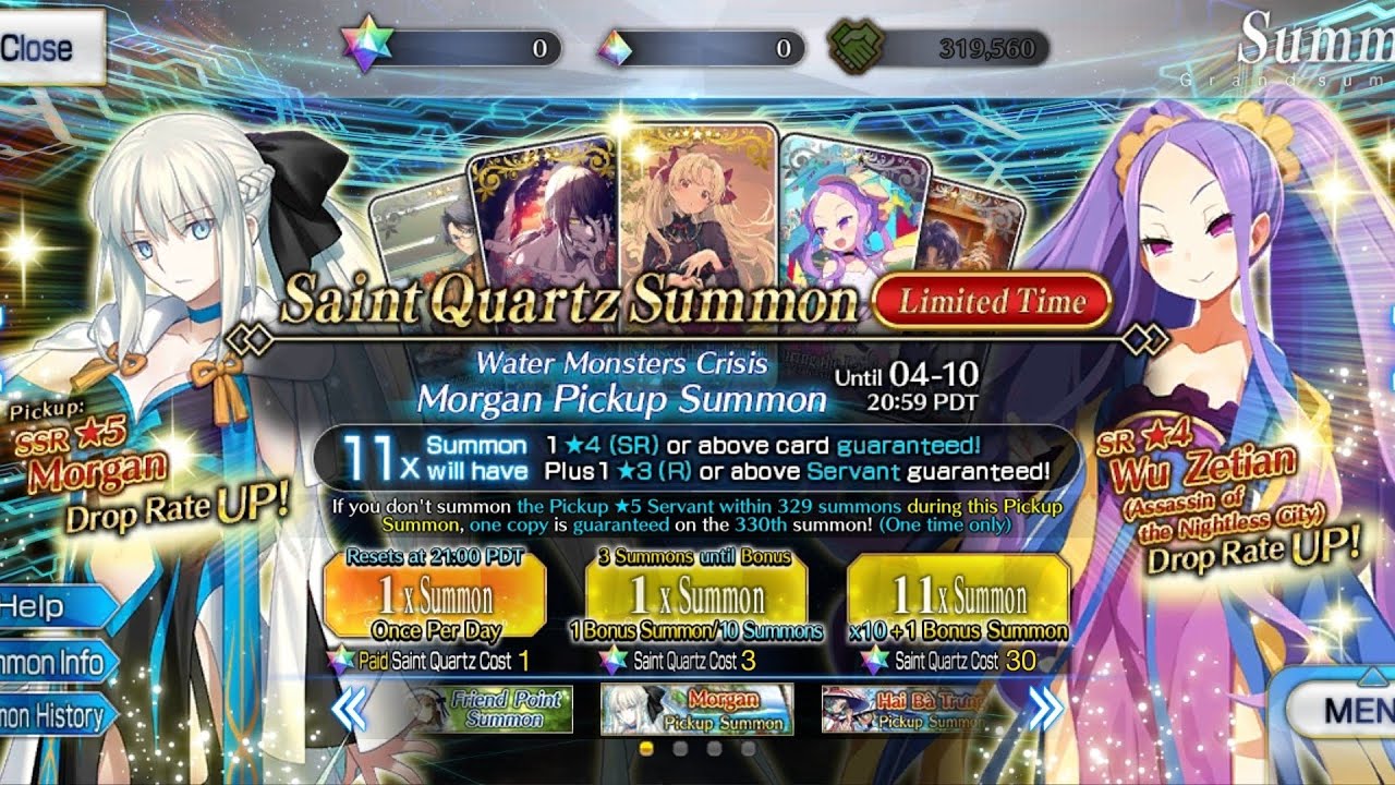 fgo Morgan roll - YouTube