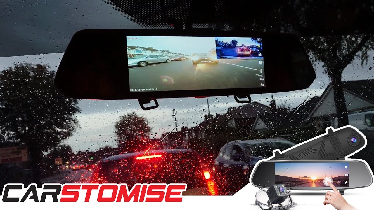 Installed Dash Cam / Rear view Camera Demo- Carstomise - YouTube