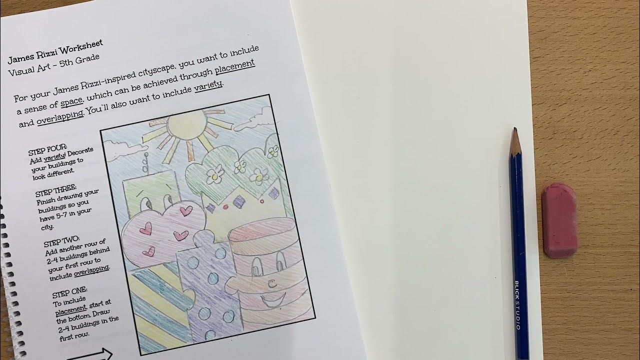James Rizzi Cityscape Lesson 2 - YouTube