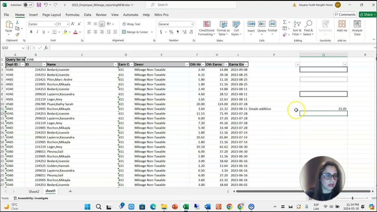 SUMIF FUNCTION - Data analysis using Excel, Dayana Rengifo - YouTube