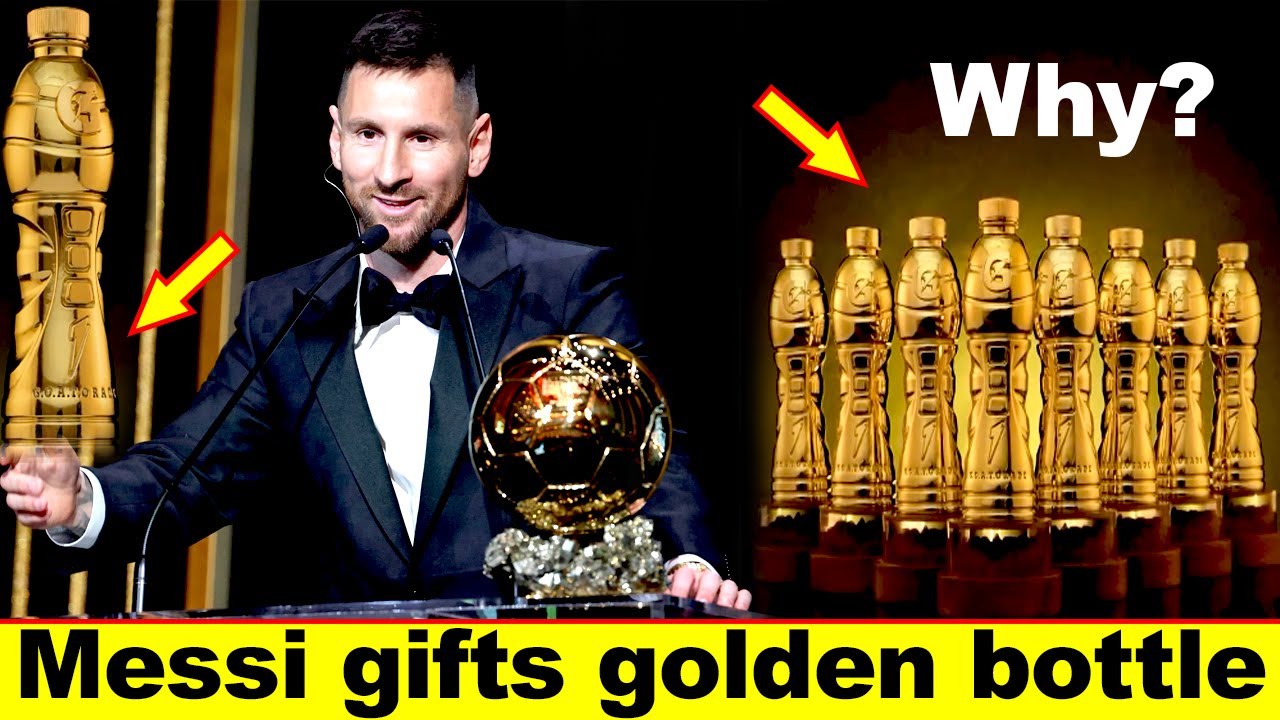 Why Messi Has Gifted a Golden ‘GOATorade’ Bottle to His First Club ...