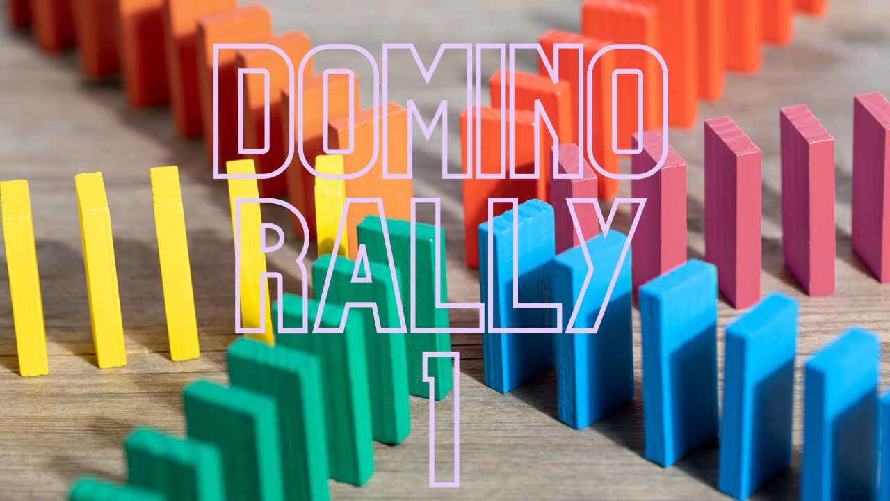 Domino rally 1 - YouTube