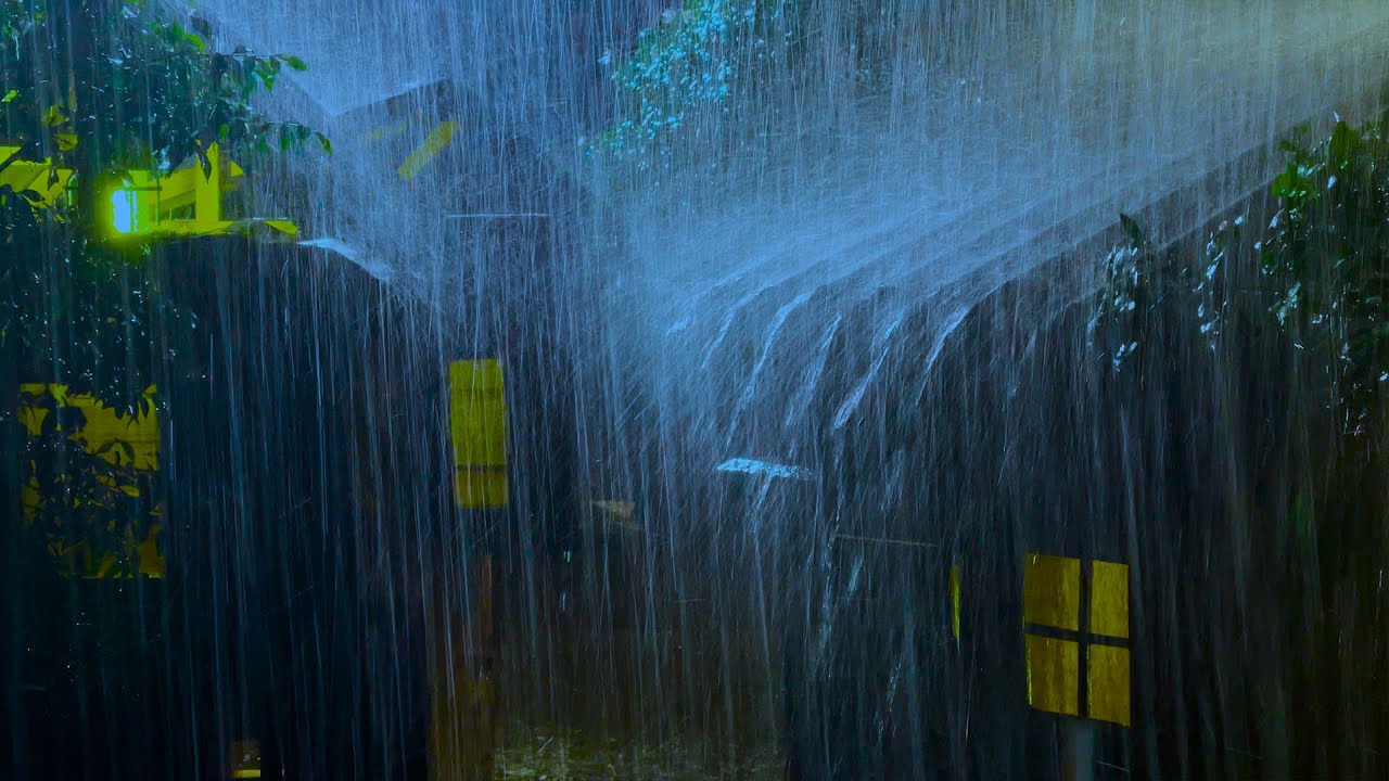 Rain on Roof | Beat Insomnia and Fall Asleep in 5 Minutes with Heavy ...