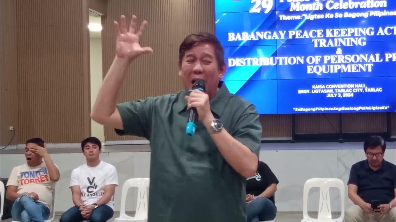 ANG MENSAHE NI YORME BOSS VIC ANGELES SA MGA BPAT - YouTube