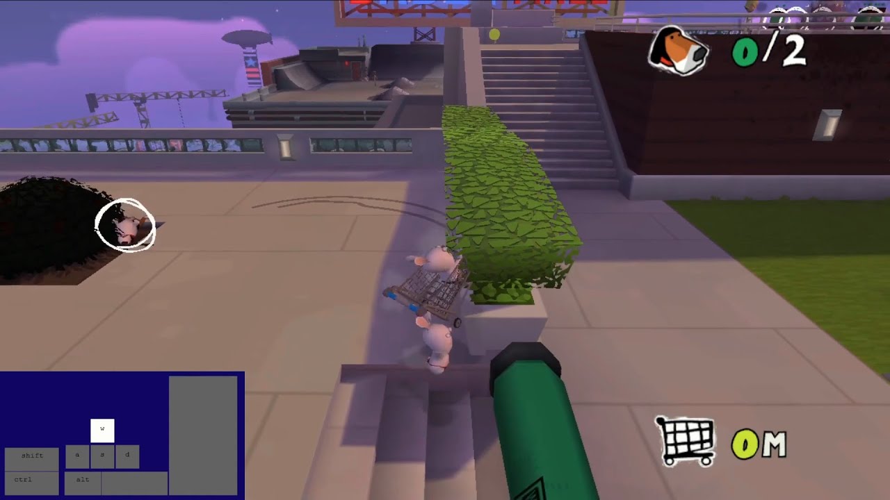 Rabbids go home glitch - alternative super racket verminator skip - YouTube