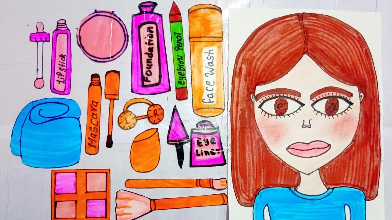 [ ️Paperdiy ️]ASMR Makeup & Skincare with PAPER COSMETICS 💄paper Play ️ ...