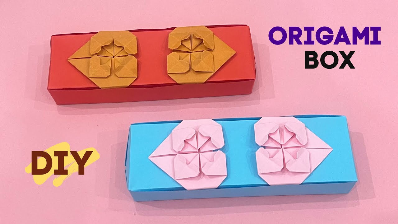 DIY PAPER BOX/Origami Paper Box/Beautiful Paper Box/Paper Craft/How to ...