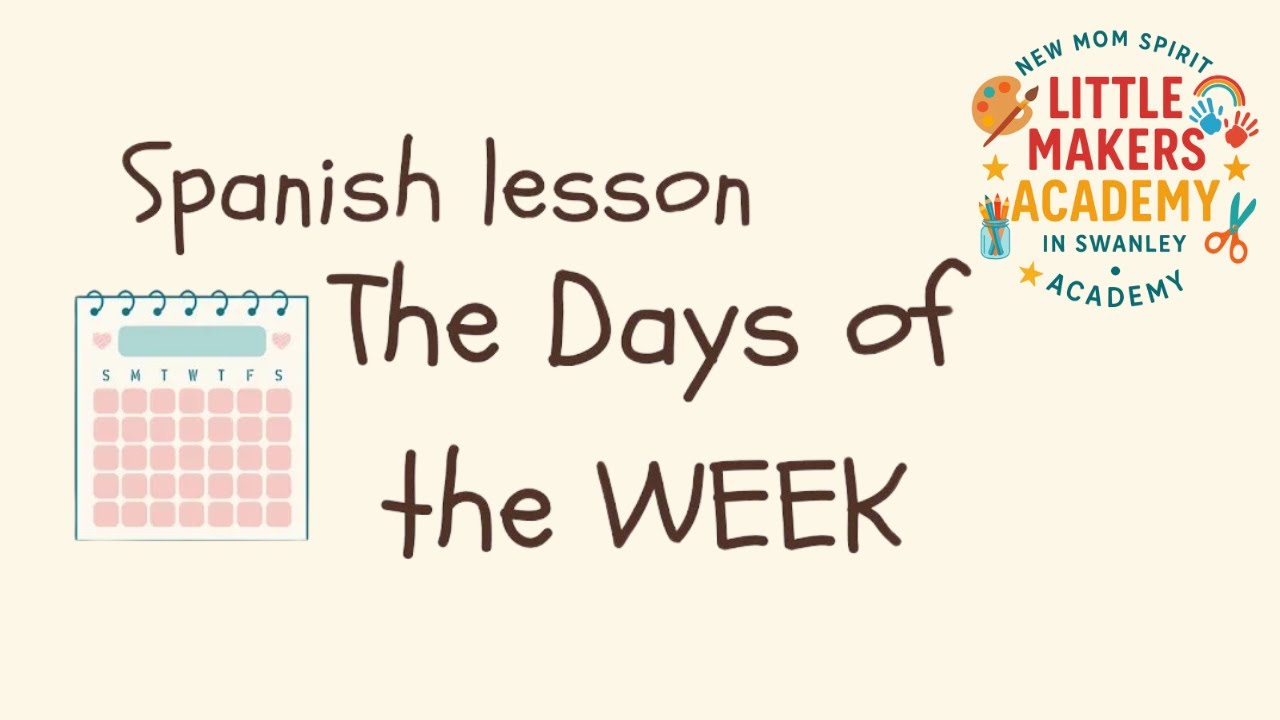 📌 Learn Days of the Week in Spanish | Fun Spanish Lesson for Kids - YouTube