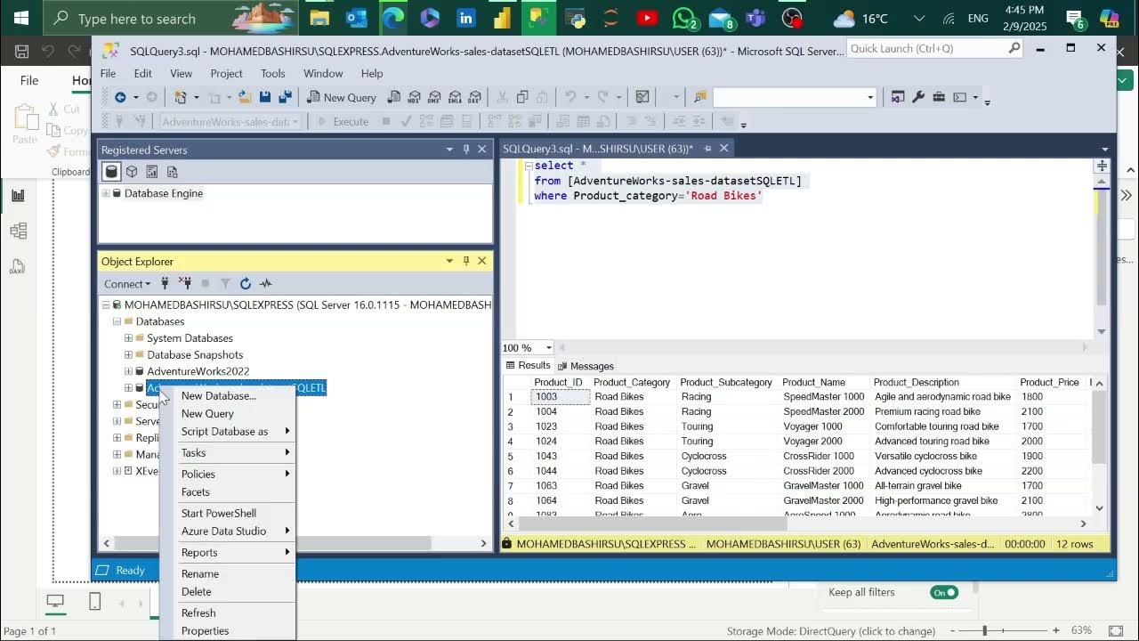 How to Import Data from SQL Server to Power BI Step by Step Guide - YouTube