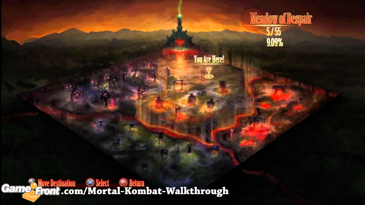 Mortal Kombat - Krypt Guide - 2nd Fatality - Reptile (MD 42) - YouTube