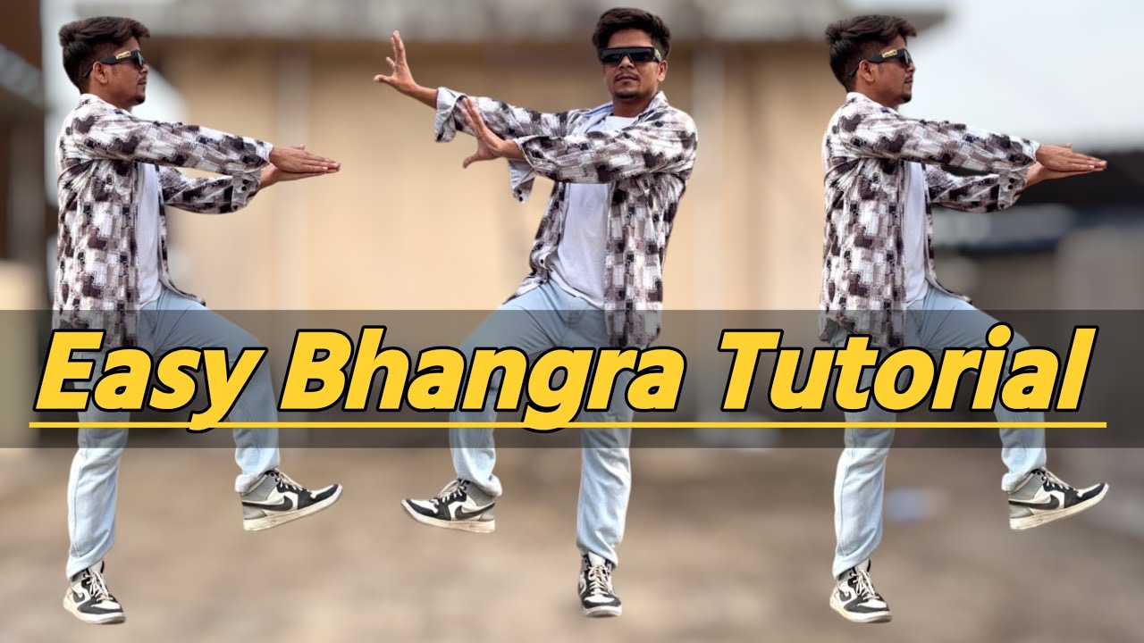 Easy Bhangra Dance Steps Tutorial | Learn Bhangra Step by Step.Easy Dhol Dance Steps! - YouTube