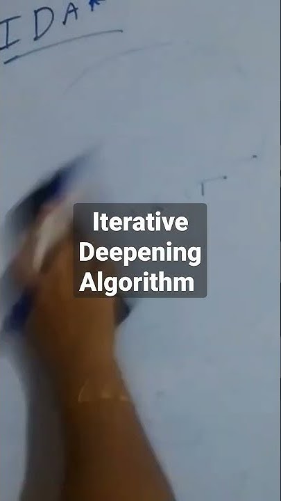 Iterative deepening algorithm || Informed search algorithms || Artificial Intelligence - YouTube