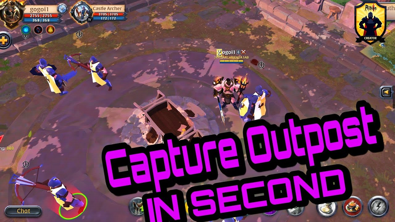 Albiononline !! Solo capturing Outpost in Second / Giveaway winner announcement - YouTube