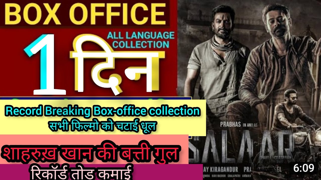 Salaar Box-office Collection, Prabhas, Salaar 1st Day box-office ...