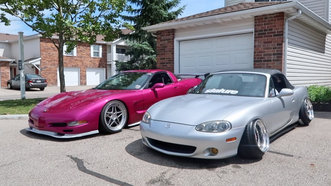 Stance Corvette Gets DIY Alignment In Ohio - YouTube